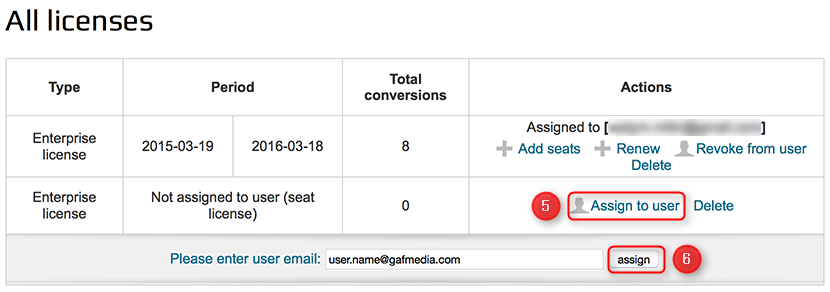 How to add seats/users to the license?